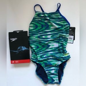 Speedo | Swim | Nwt Speedo Wave Wall Crossback One Piece Womens ...
